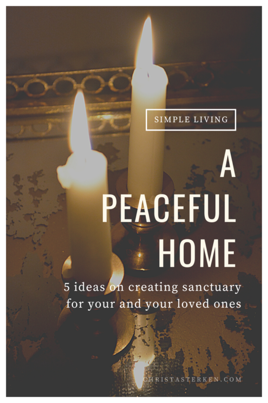 A peaceful home- 5 ideas to create sanctuary